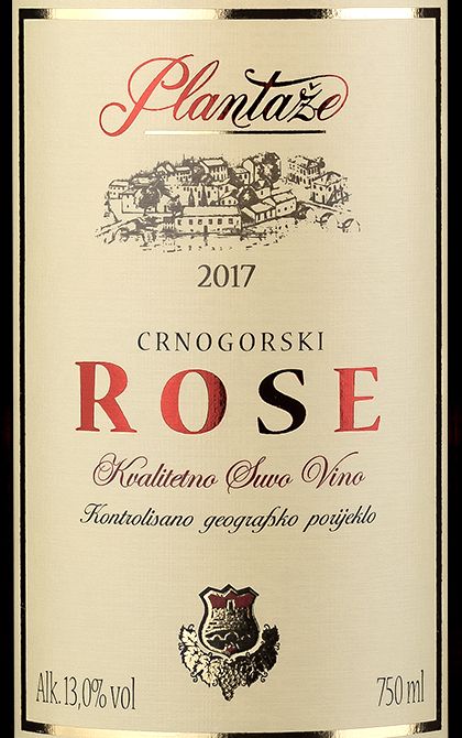 Rose Exklusivt Rose vin Montenegro Plantaze GrapeVine Nordic AB