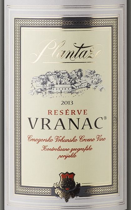 Vranac Reserve Prisat Vin Montenegro Plantaze GrapeVine Nordic AB
